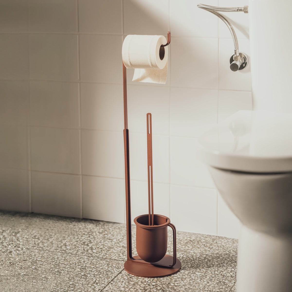 Fink® | MONACO toilet butler (stand with toilet roll and brush holder)